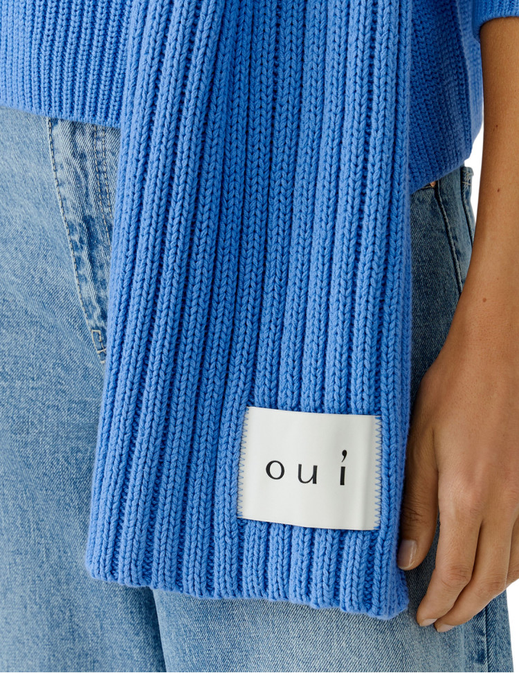Шарф Oui ️колір Блакитний ️купити Київ, Україна
